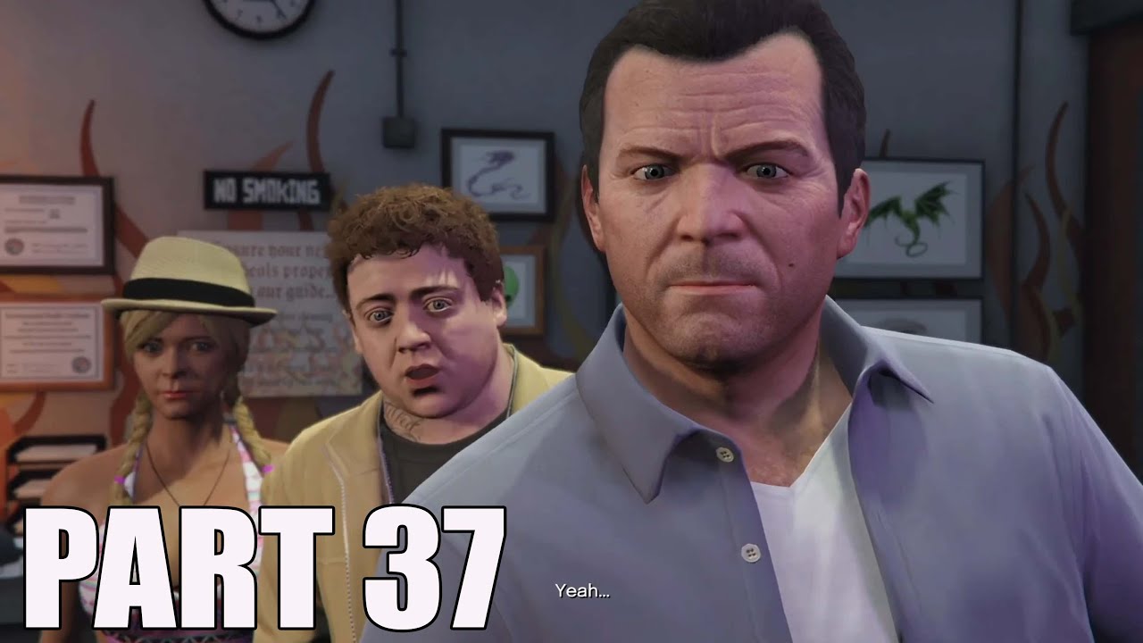 GRAND THEFT AUTO 5 Gameplay Walkthrough Part - 37 REUNITING THE FAMILY ...