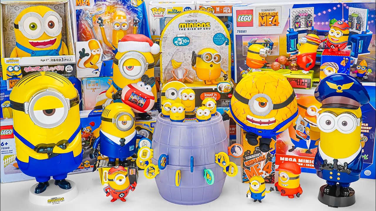 DESPICABLE ME 4 Toy Collection Unboxing ASMR 🍌Despicable Me 4 Mega ...