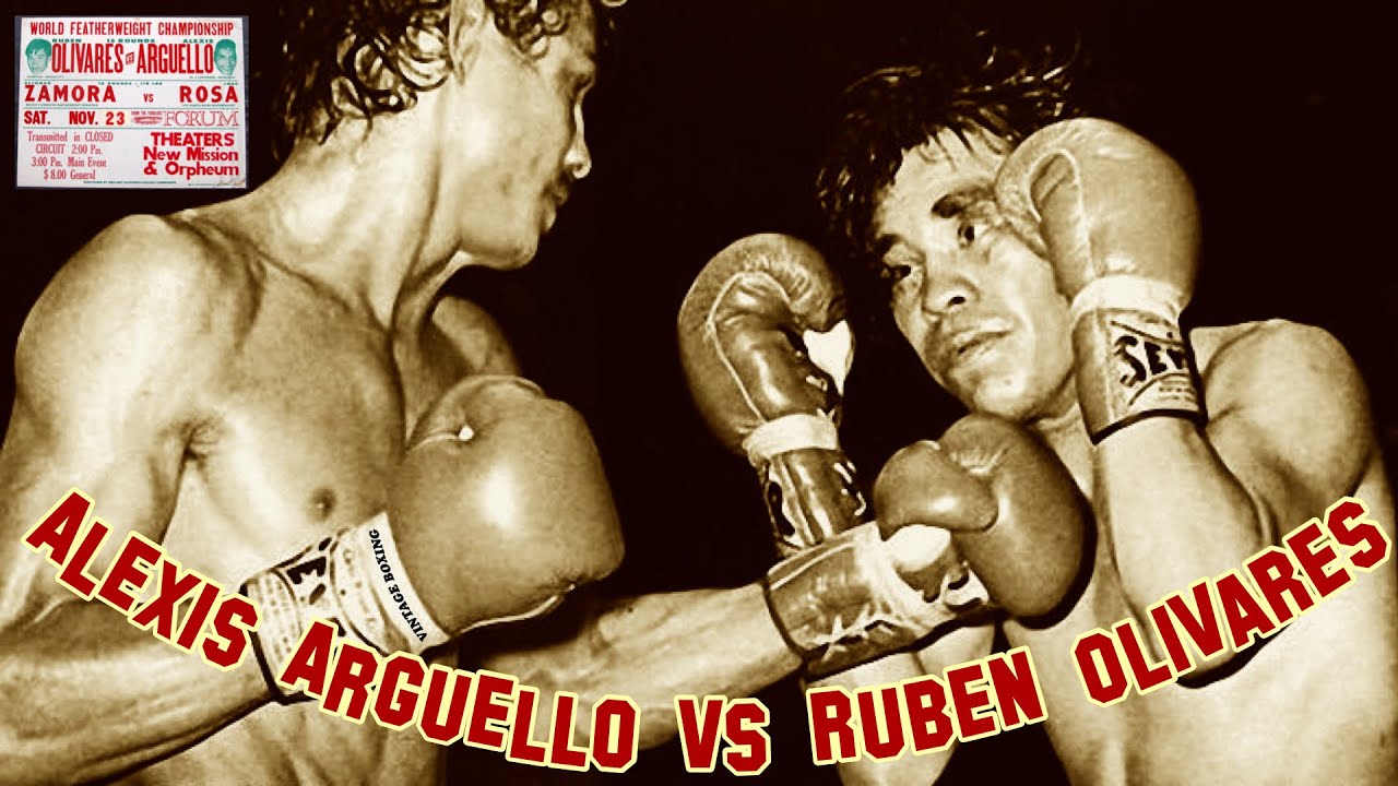 Alexis Arguello vs Ruben Olivares 1080p 60fps - YouTube