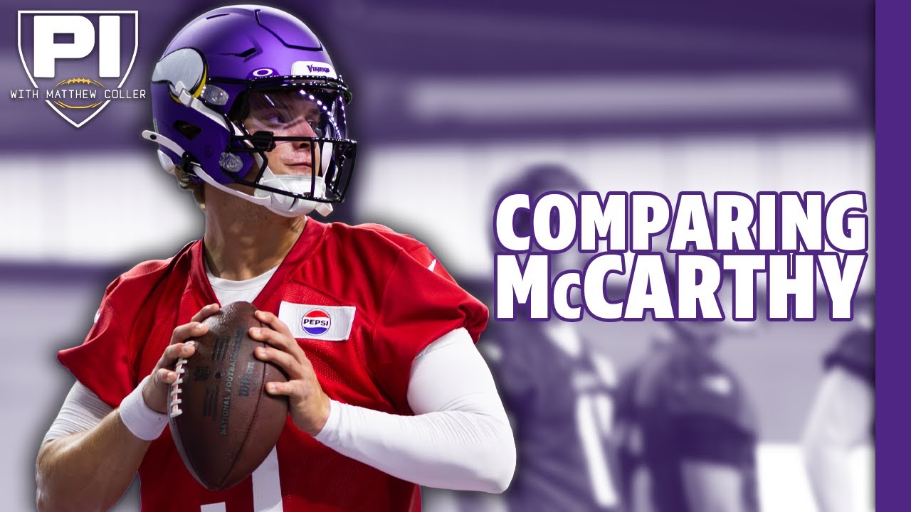 Comparing 2025 JJ McCarthy to 2000 Daunte Culpepper - YouTube