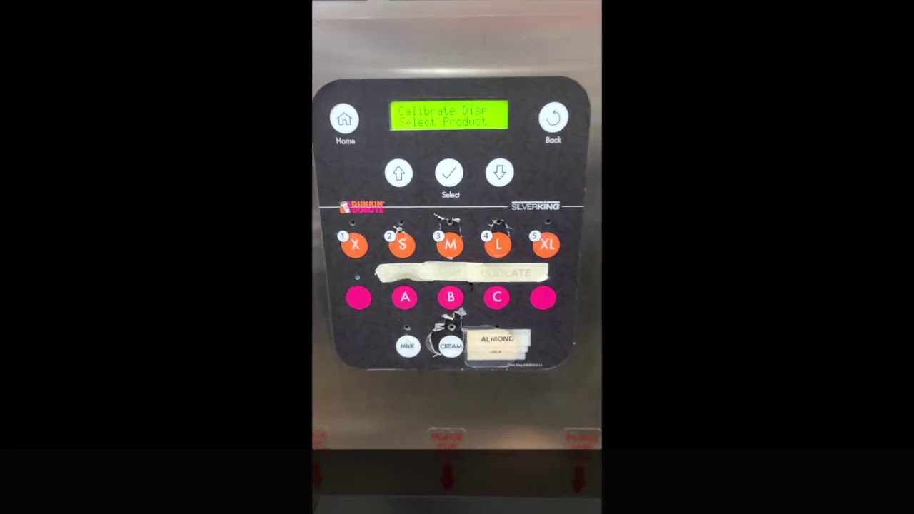 Dunkin Milk Machine Calibration - YouTube