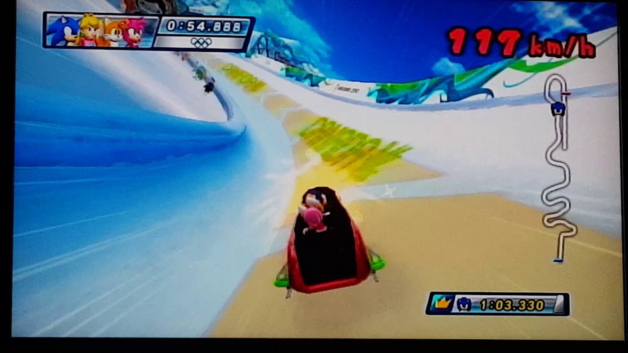 Mario & Sonic at the Olympic Winter Games Bobsleigh 022 (Team Sonic ...