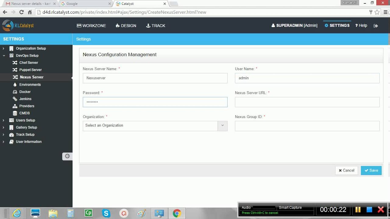 Settings for Nexus Server - YouTube