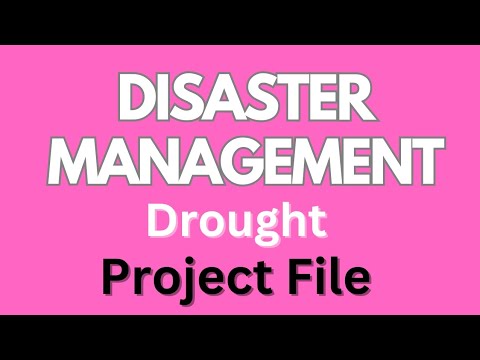 Disaster Management | Project file on drought | Disaster management ...