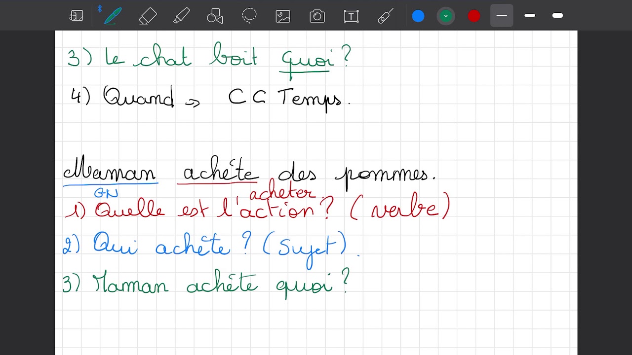 Trouver le COD dans une phrase - YouTube