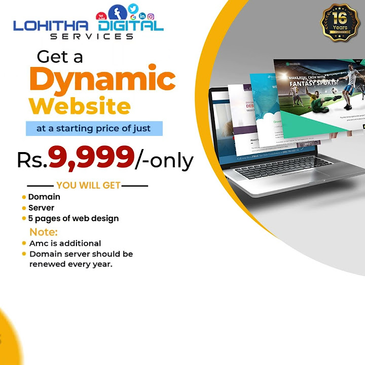 Get Dynamic Website at a starting price of just 9999/- | Limited period ...