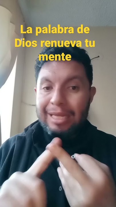 la palabra de Dios renueva tu mente - YouTube