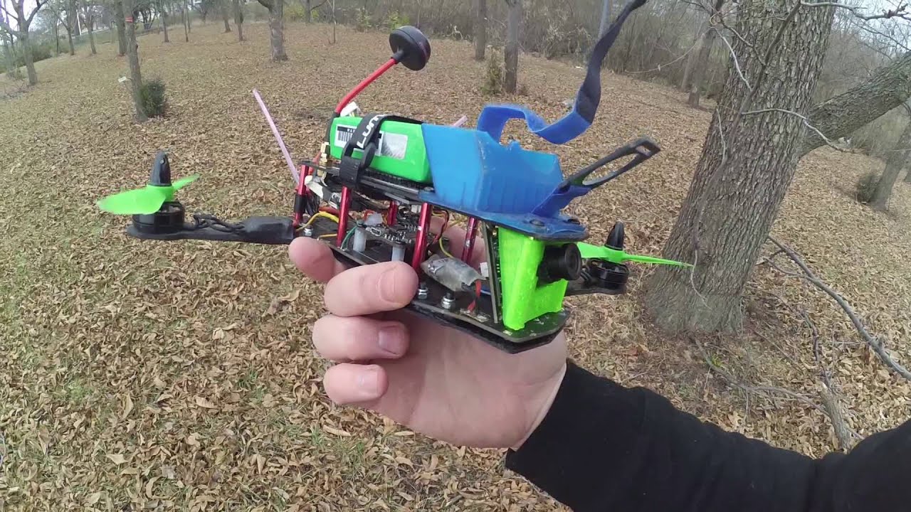 FPV Quadcopter crash and fire. - YouTube