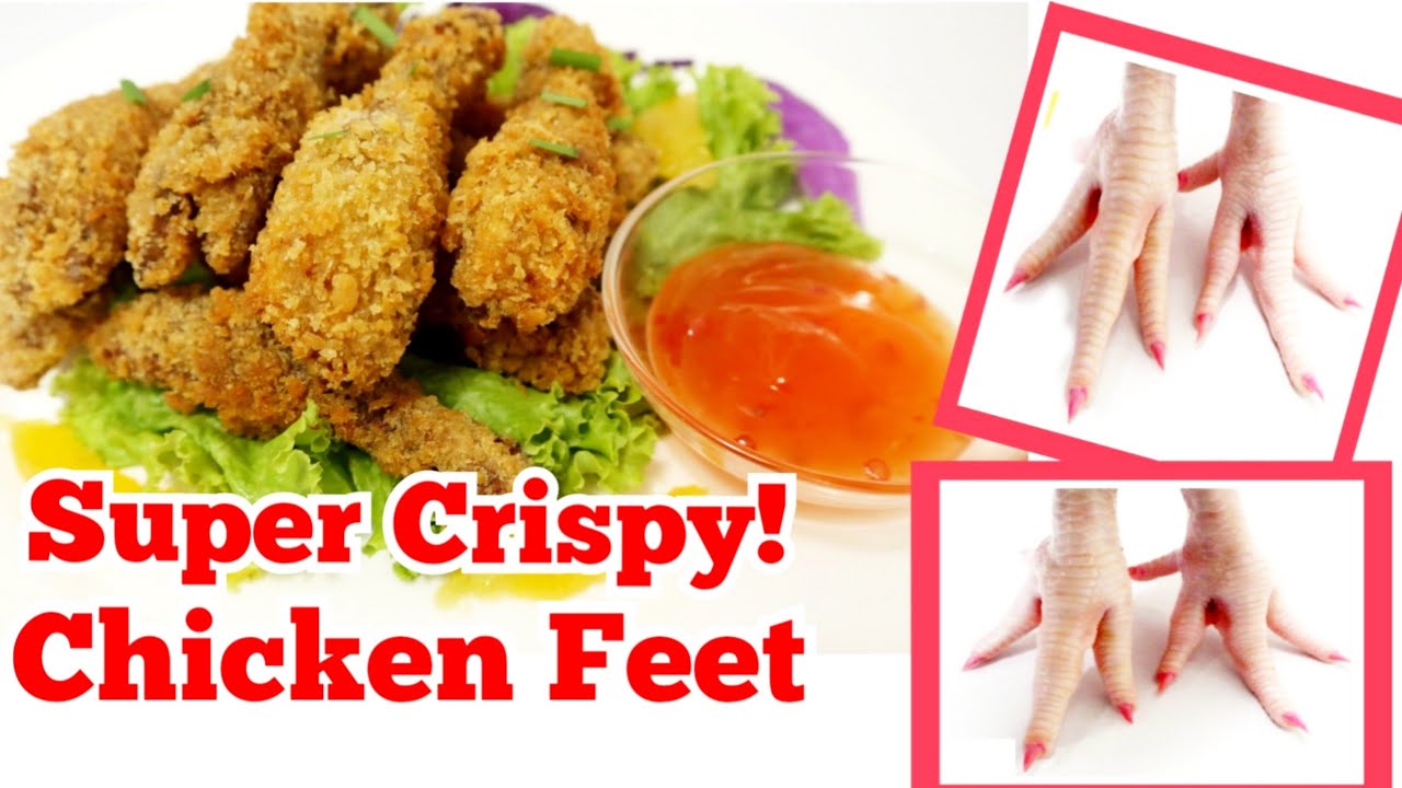 CRISPY CHICKEN FEET RECIPE | how to cook crispy fried chicken feet | # ...
