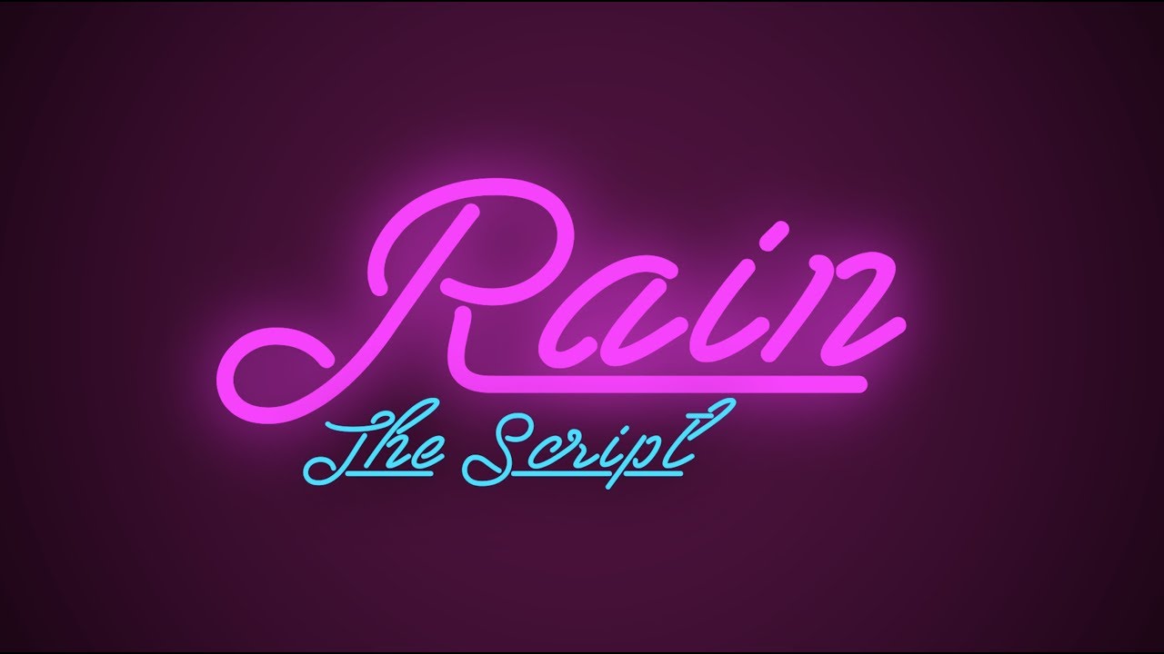 Rain | The Script | Kinetic Typography - YouTube