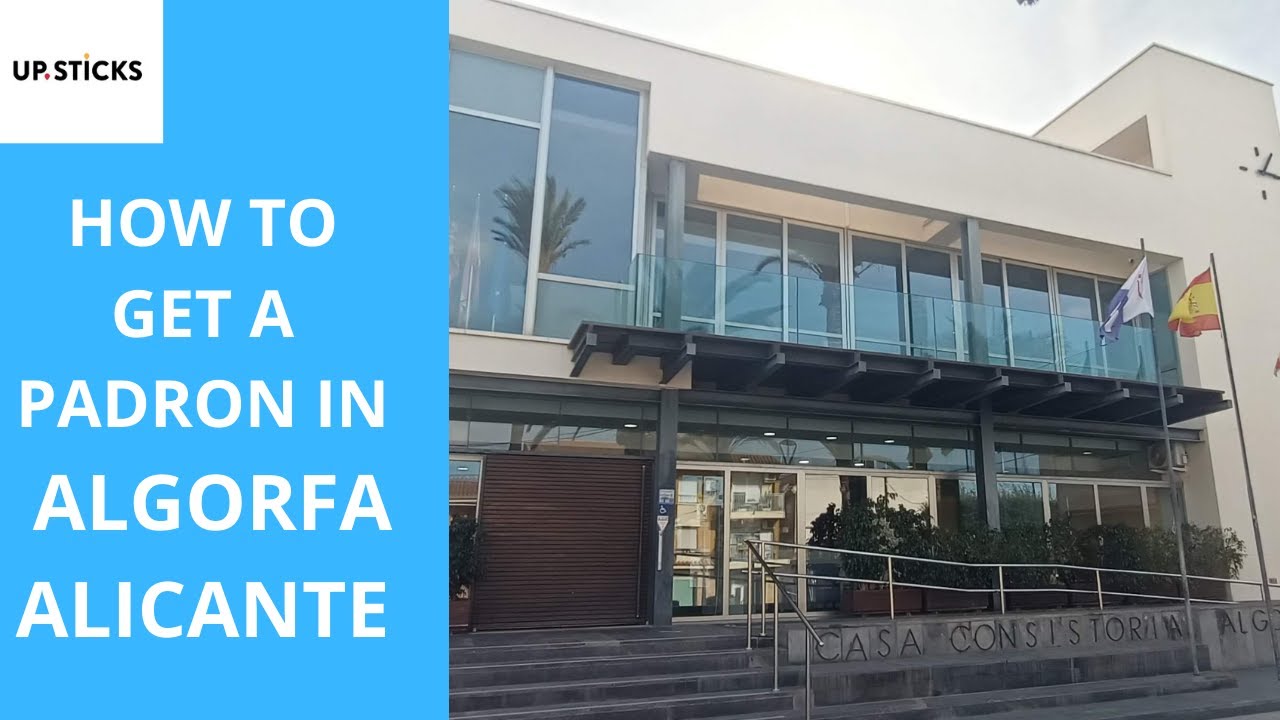 Algorfa (Alicante) - How to get a Padron certificate - YouTube