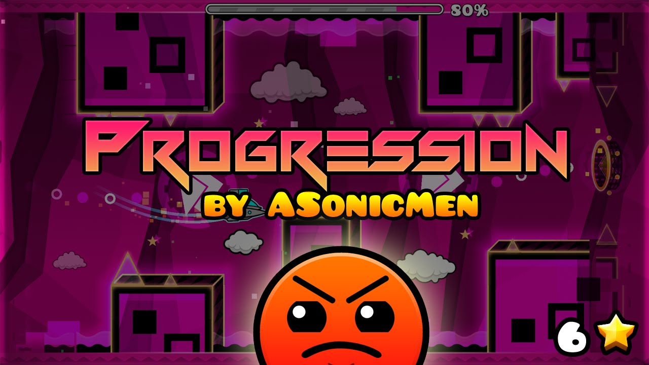 Geometry Dash - Progression - by ASonicMen (me) - YouTube