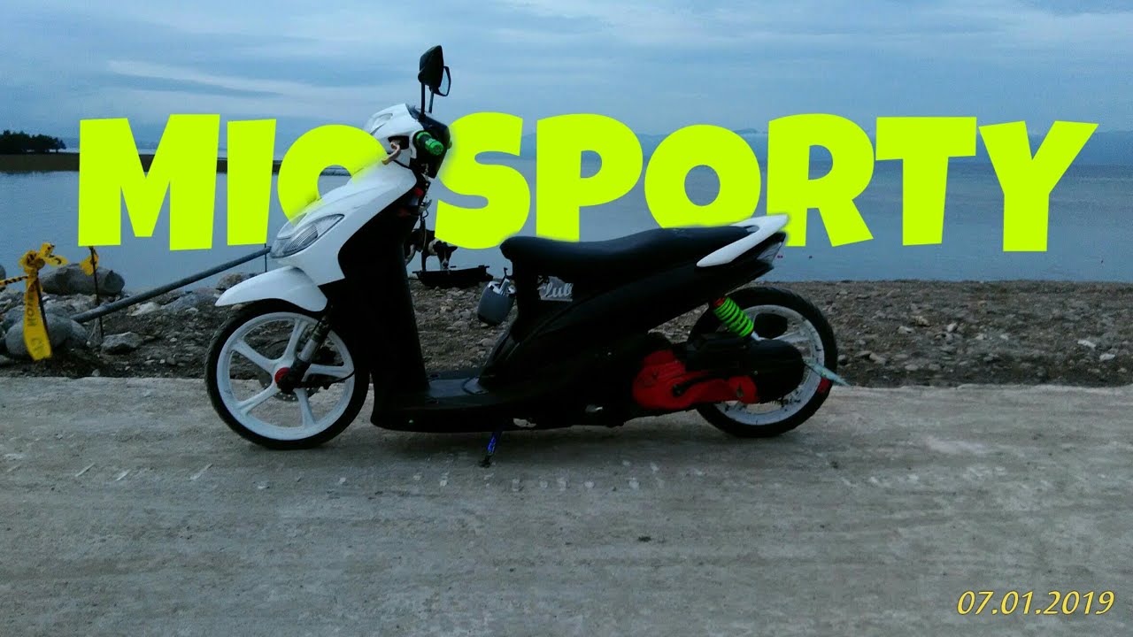 Mio Sporty long swing arm - YouTube