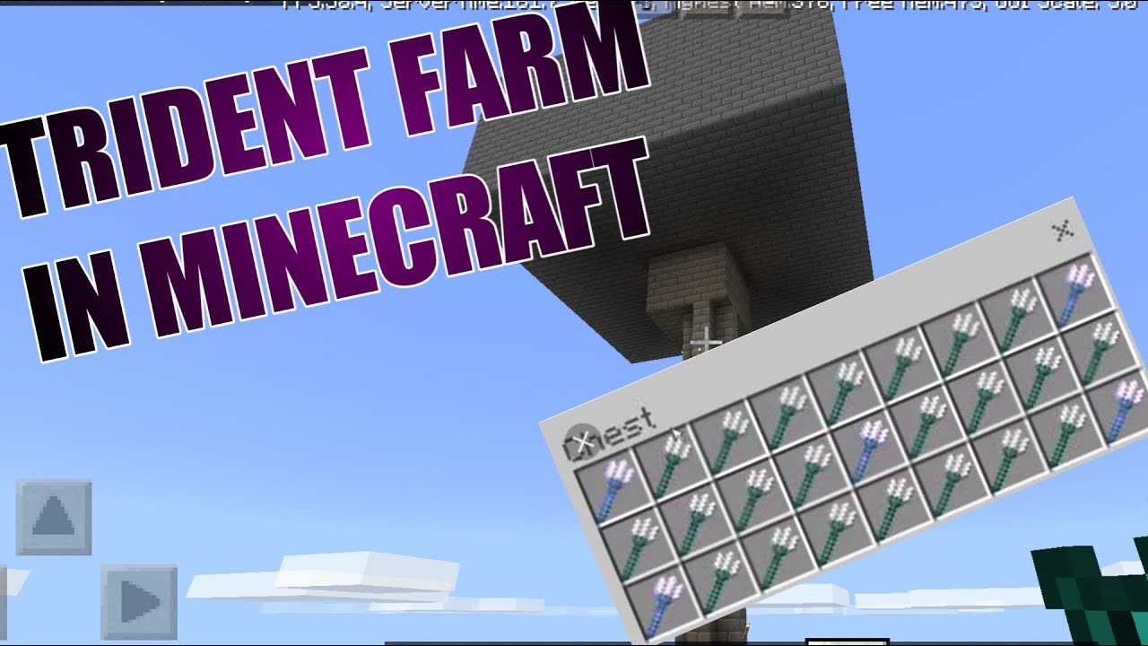 How to make unlimited trident farm in Minecraft || 10+ trident in a day ...