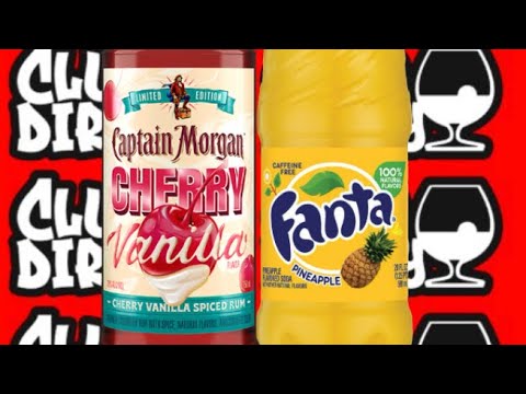 (21+ Content, Drink Responsibly) Captain Morgan Cherry Vanilla Rum x Fanta Pineapple - YouTube