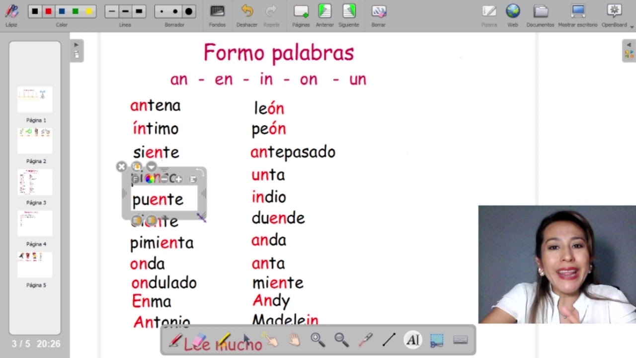 Aprendemos los sonidos inversos de la "N" an, en, in, on, un - YouTube
