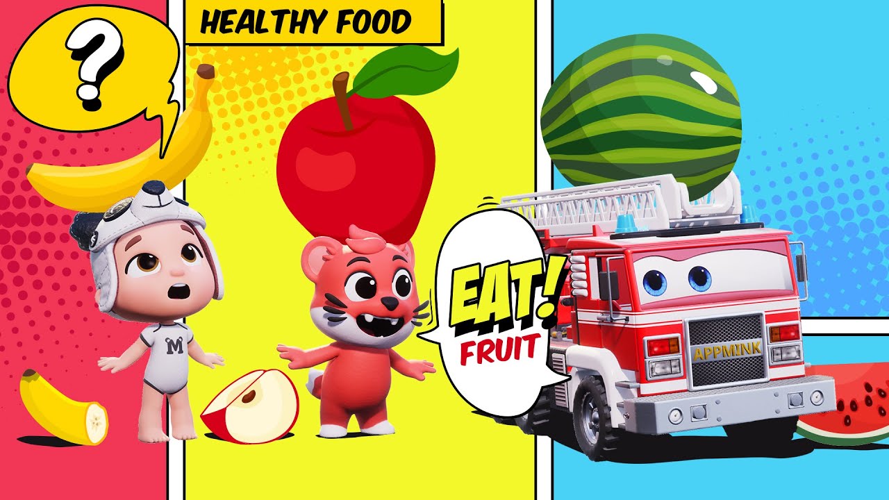 Yes yes, Eat Healthy Food! Yummy Fruits! + More Kids Songs & Cartoons ...