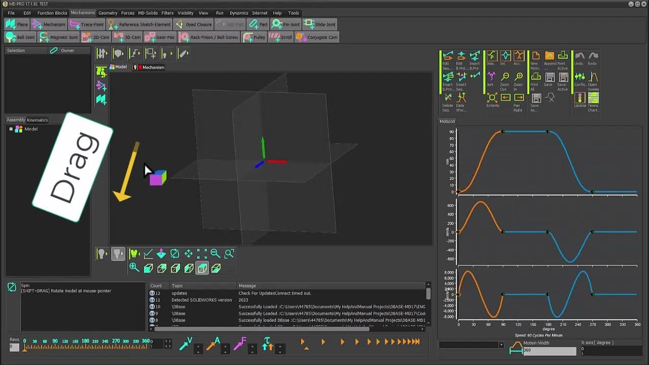 MechDesigner 17: Add Plane in Model-Editor - YouTube