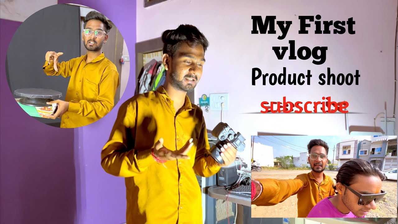 My First Vlogs || Product shoot 📸 - YouTube