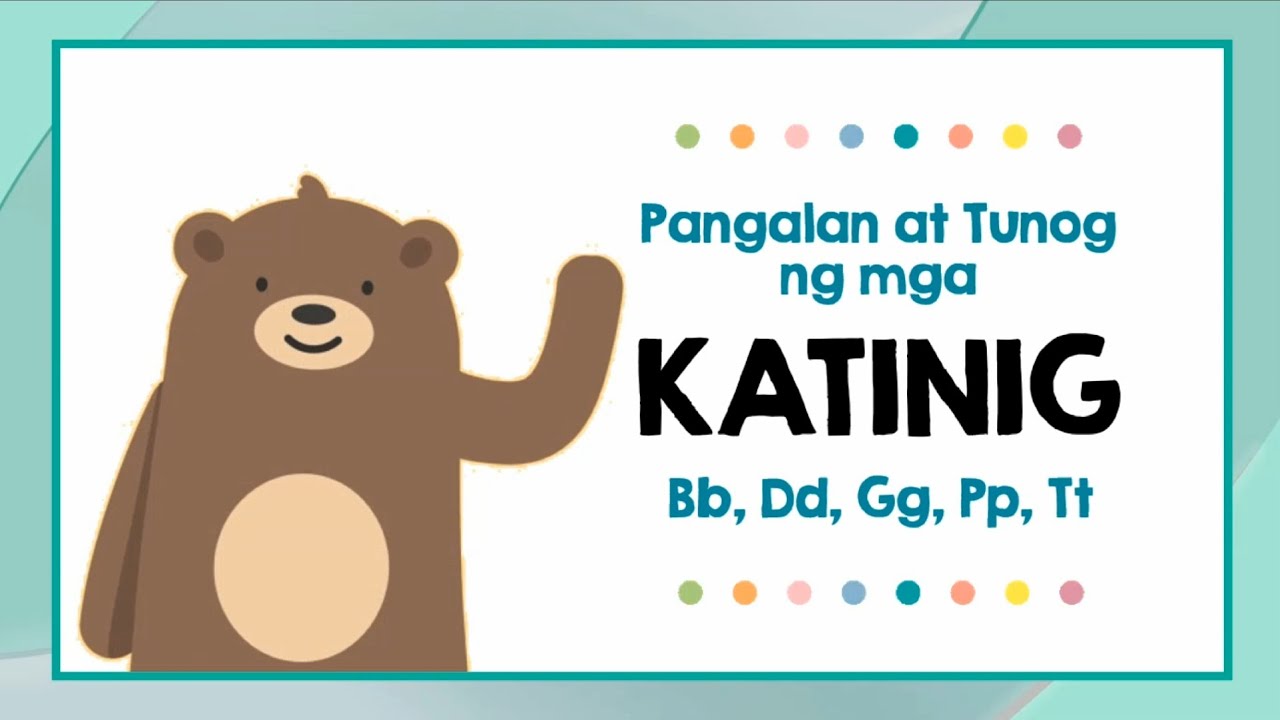 Pagbasa sa Filipino | Mga Katinig B, D, G, P, T | Reading and Literacy ...