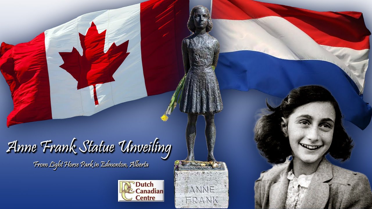 Anne Frank Statue Installation - YouTube