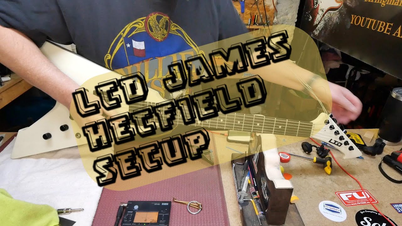 James Hetfield LTD Vulture Setup EP381 - YouTube