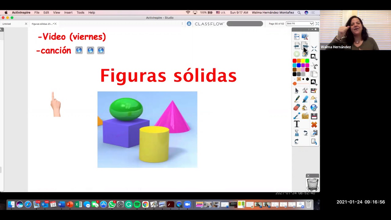 (29 enero) Matemáticas: Clasificar figuras planas y sólidas - YouTube