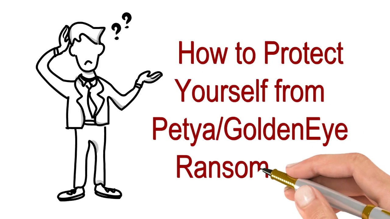 Petya GoldenEye Ransomware Attack | How to Protect PC QUICK GUIDE - YouTube