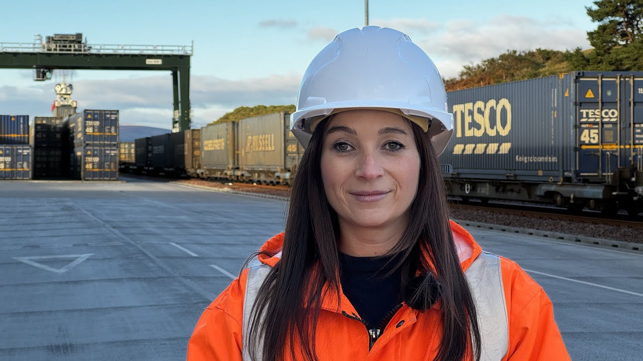 Scotland's Railway - Highland Spring Group's new railfreight terminal ...
