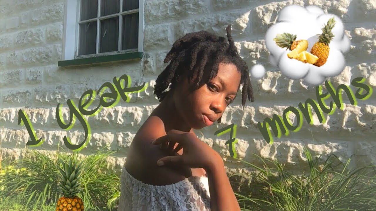 Short + Thick Locs | Growing locs & Pineapple Trees - YouTube