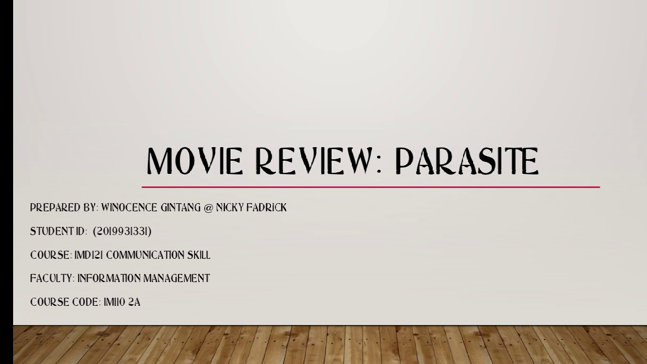 MOVIE REVIEW PRESENTATION - YouTube