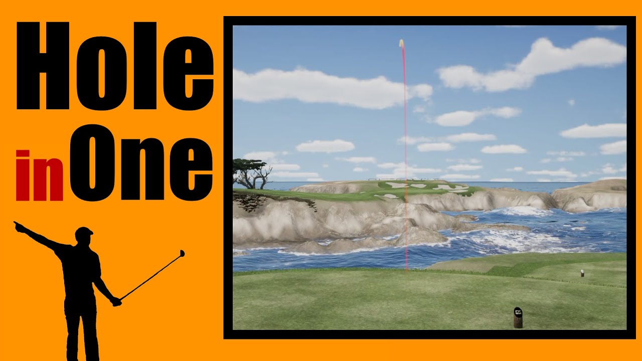 Hole in one at Cypress Point Club 16th hole - YouTube