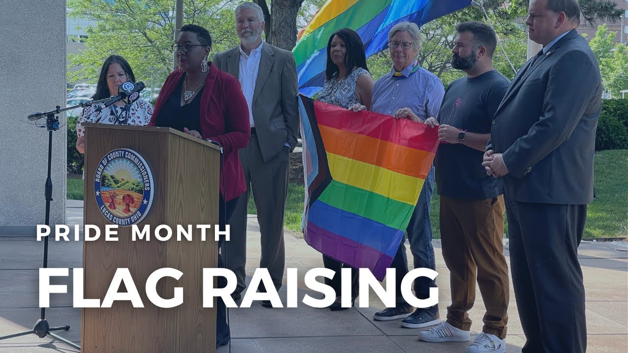 Pride flag raising held at One Government Center in honor of pride ...