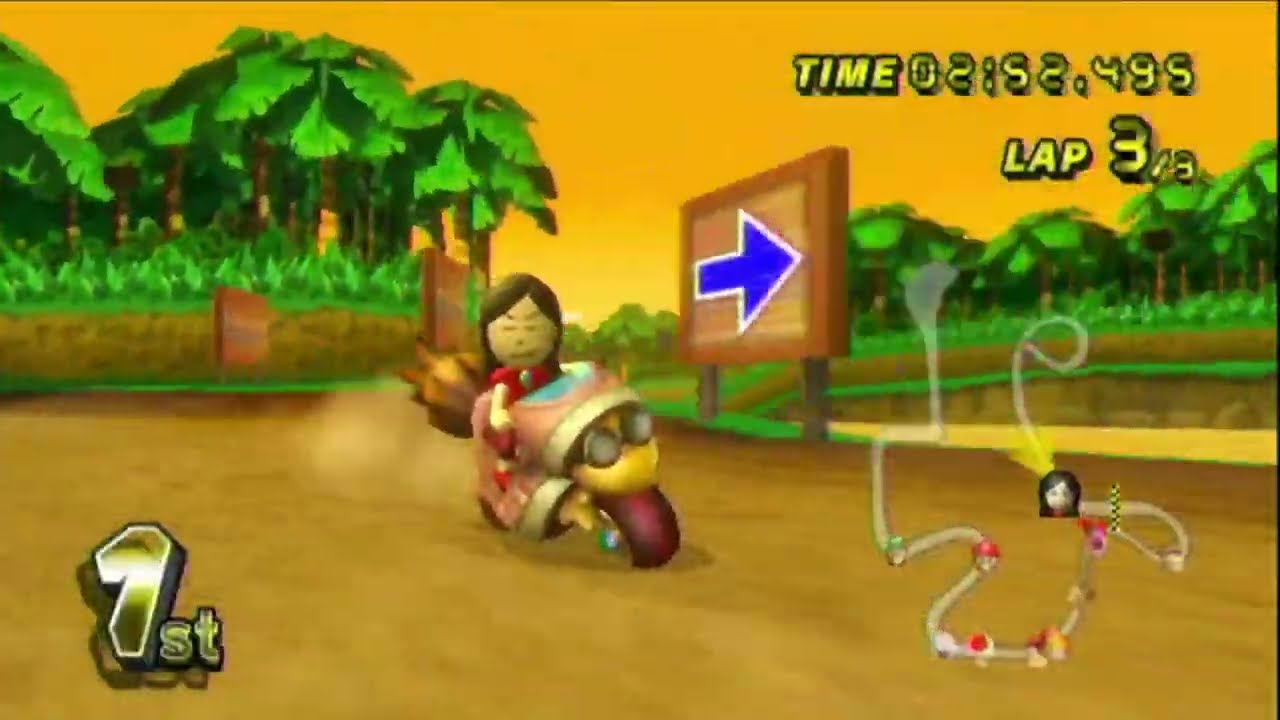 Mario Kart Wii - Small Mii (Female), Magikruiser - YouTube