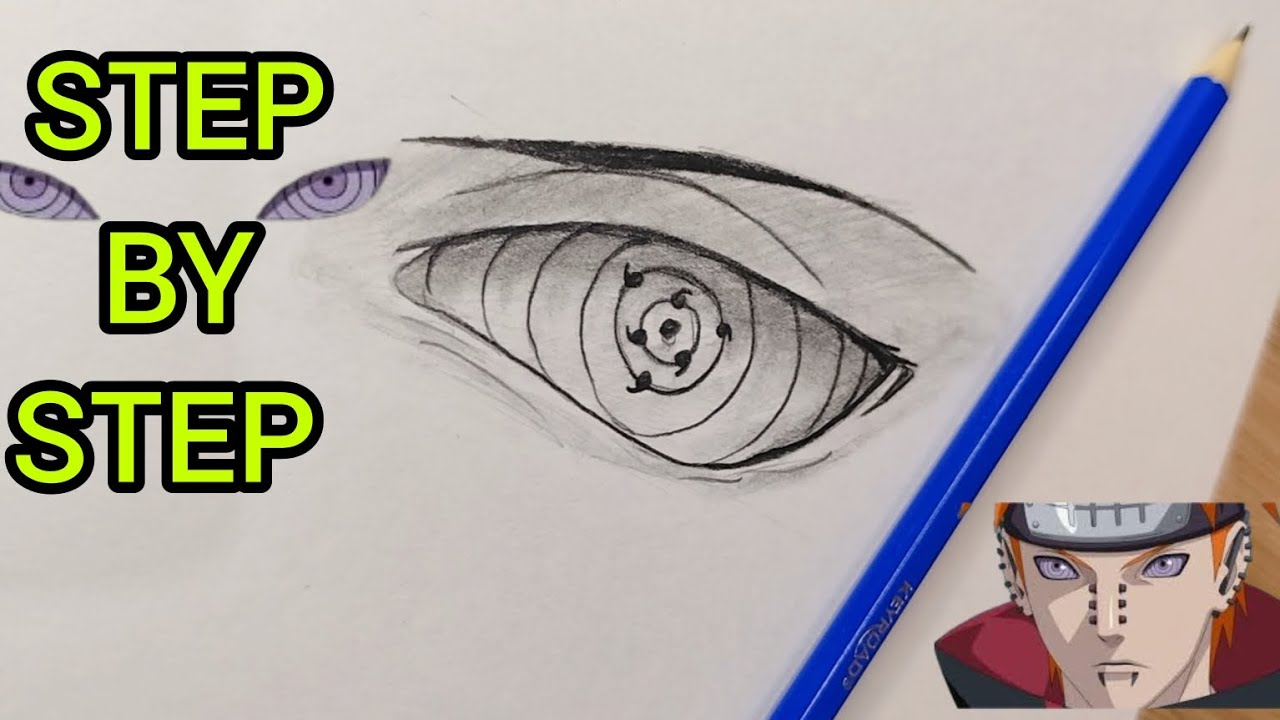HOW TO DRAW RINNEGAN STEP BY STEP#explore #rinnegan #naruto - YouTube