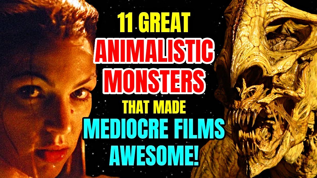 11 Great Animalistic Monsters Who Made Mediocre Movies Awesome! - YouTube