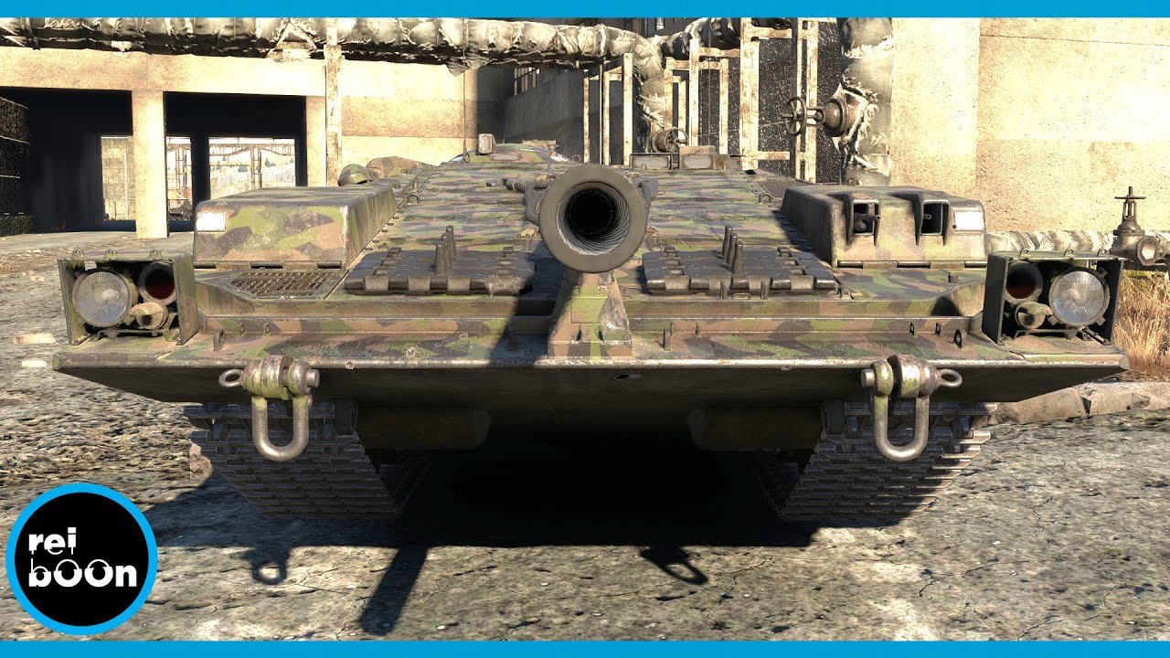 War Thunder - Strv-103 - Hull-Aiming mit Hindernissen - YouTube