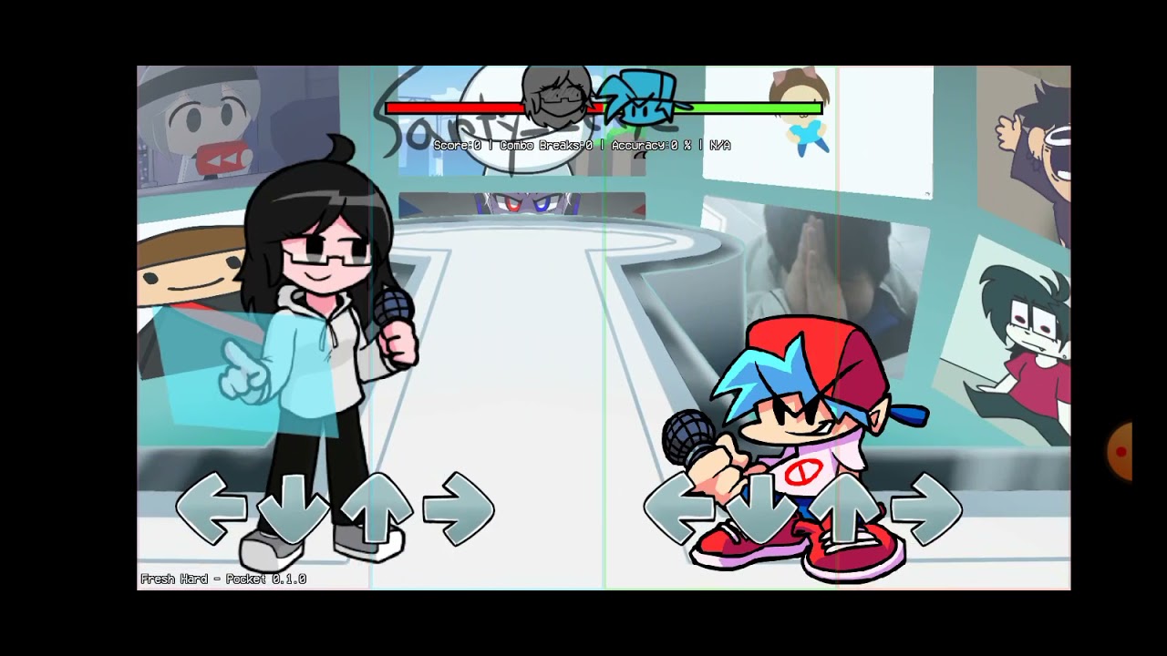 fnf mod cyber sensation Android - YouTube