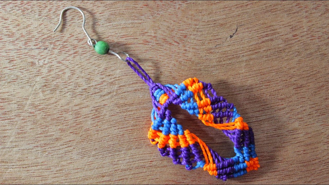 como hacer aros macrame nuevo modelo Es.PandaHall.com - YouTube