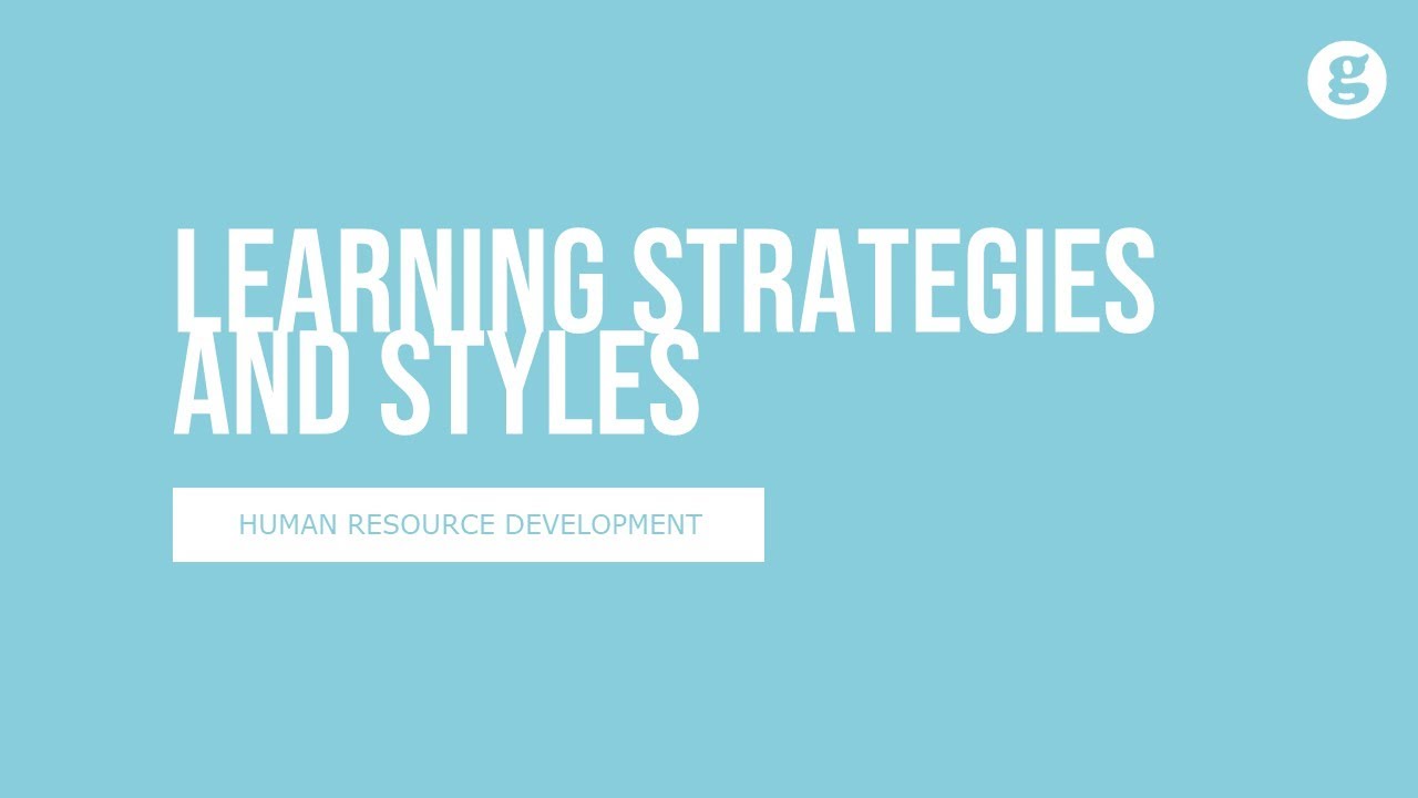Learning Strategies and Styles - YouTube