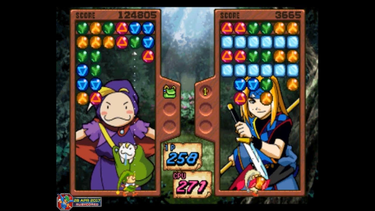 Magical Drop 4/F (1999, PlayStation) - 05 of 30: Fool / 0. フール [1080p60 ...