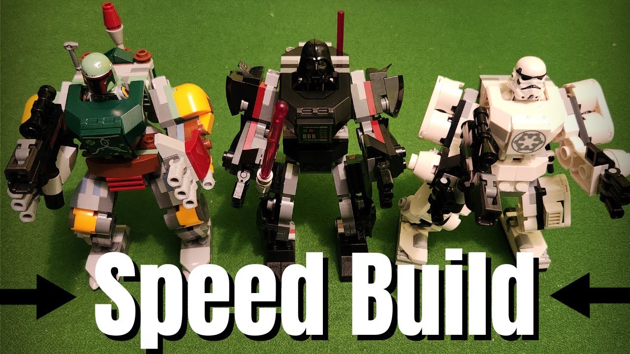 Lego Star Wars Mechs Speed Build - YouTube