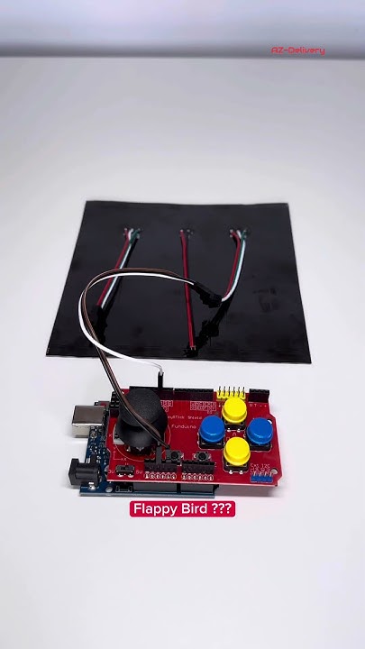 Flappy Bird mit Joystick Shield & LED Matrix - YouTube