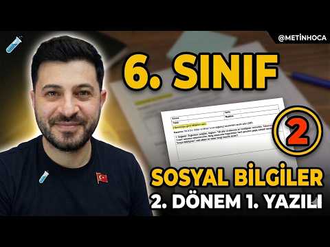6.Sınıf Sosyal Bilgiler 2.Dönem 1.Yazılı