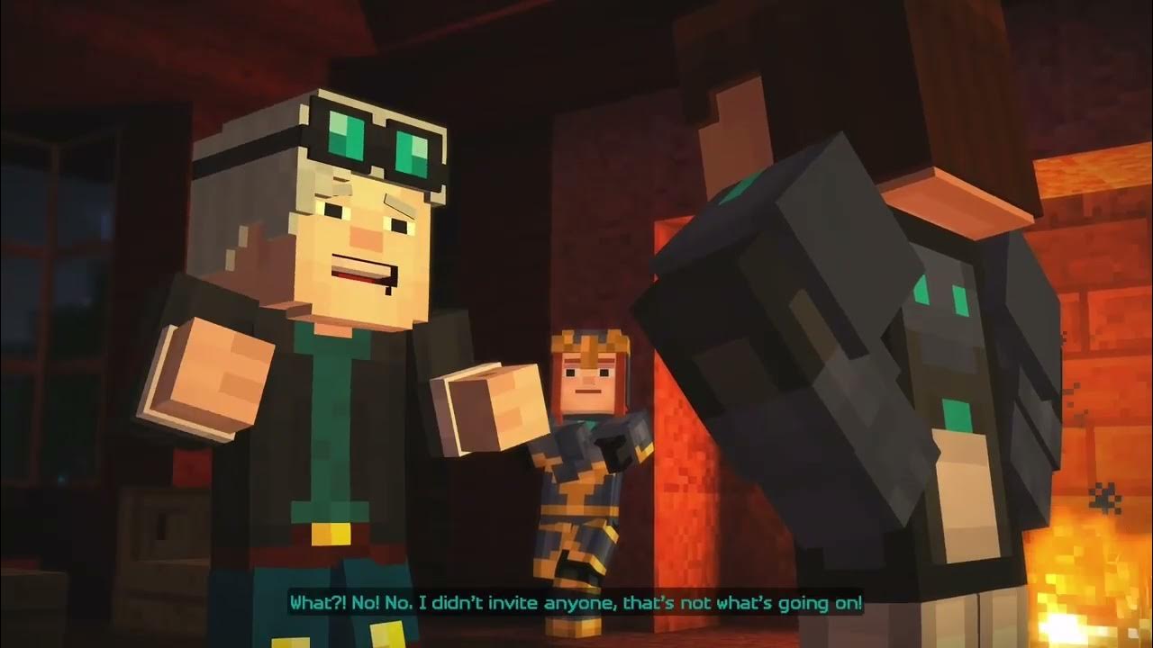 Minecraft Story Mode: DanTDM interrogation scene - YouTube