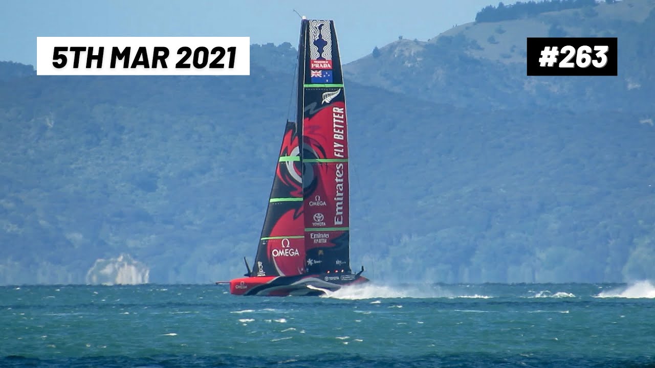 #263 ETNZ | 5 Days 'Til AC36 | Training At Course E | 05 Mar 2021 - YouTube