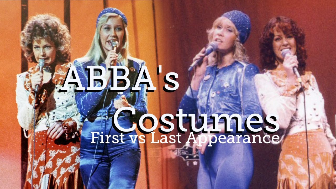 ABBA's Costumes (First vs. Last Appearance) - YouTube
