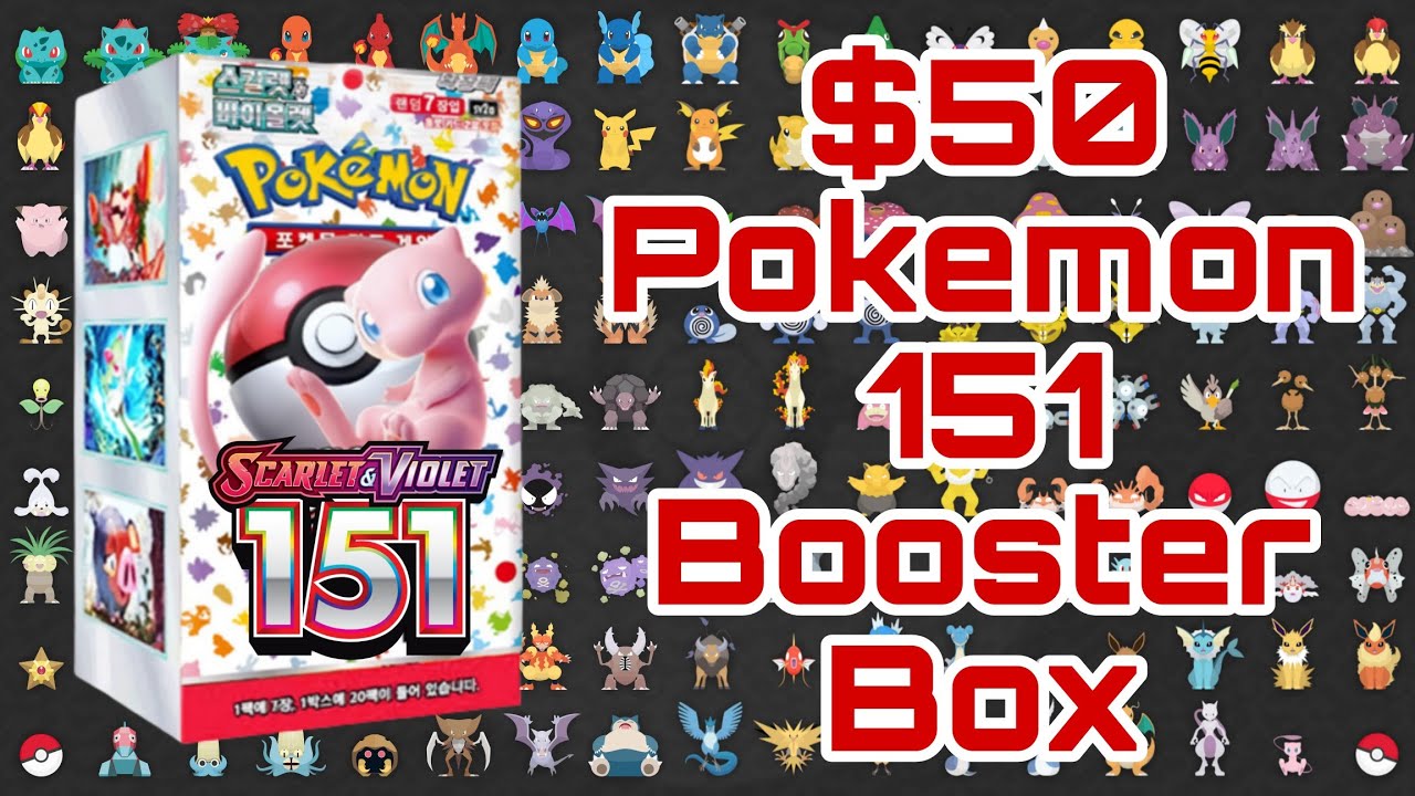 🔥 Pokemon 151 Booster Boxes for 75% off (Korean) - YouTube