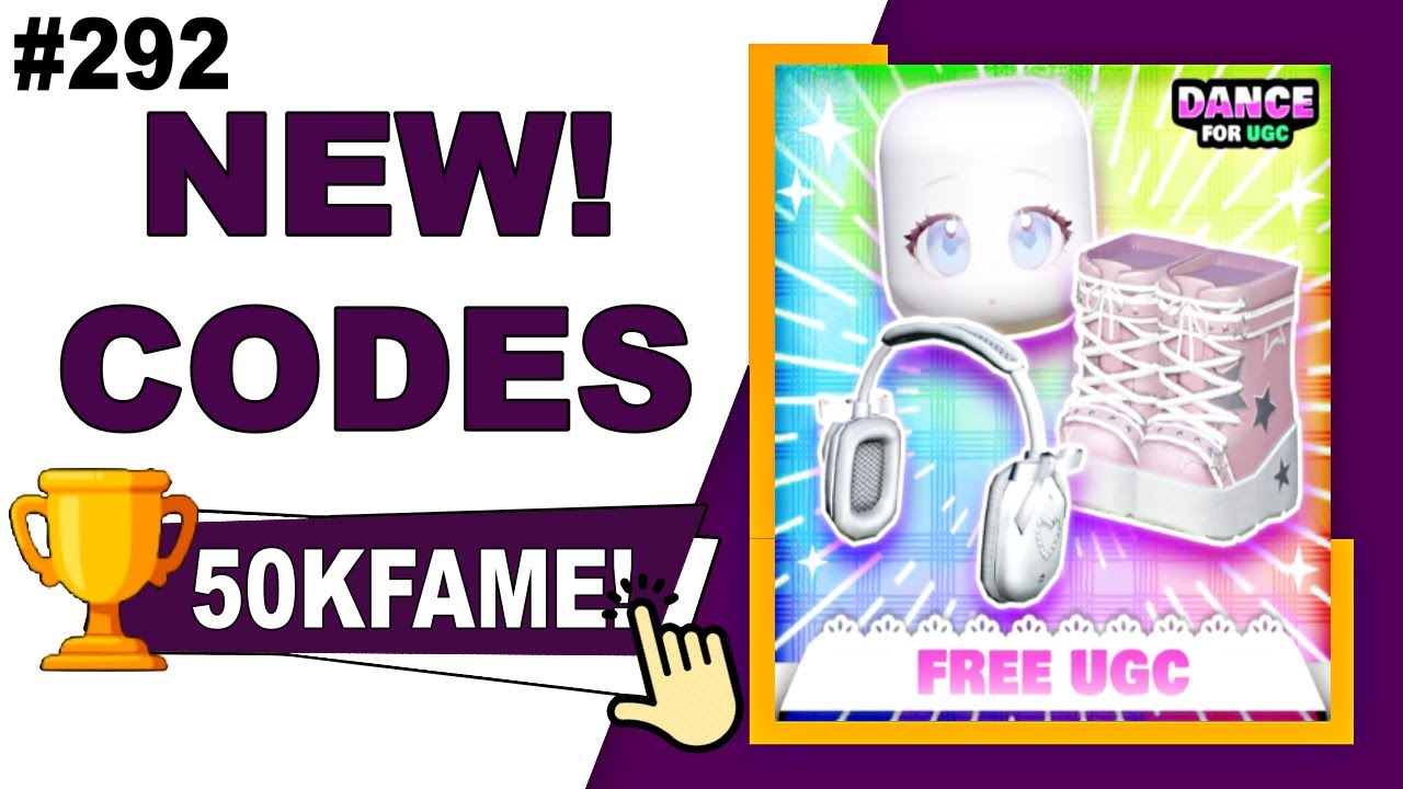 DANCE FOR UGC *NEW* CODES TODAY - ROBLOX DANCE FOR UGC CODES 17 APRIL ...