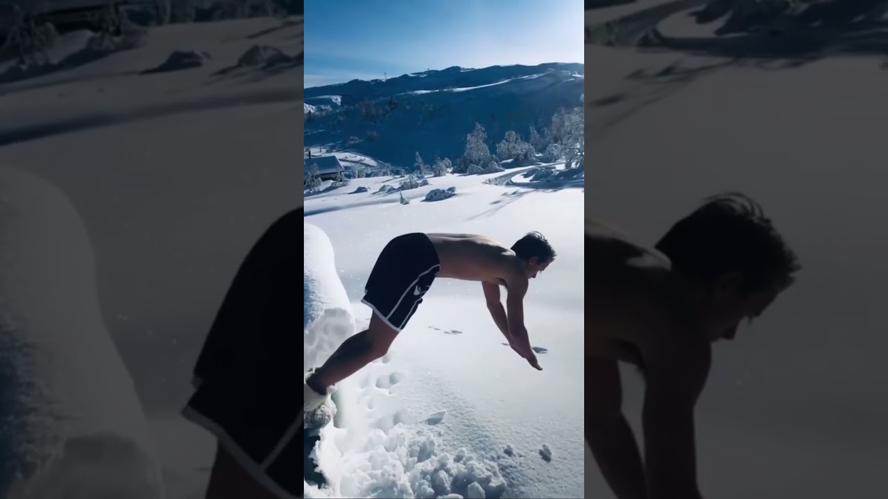 Diving in Snow, Somewhere in Mountains, PahadValley - YouTube